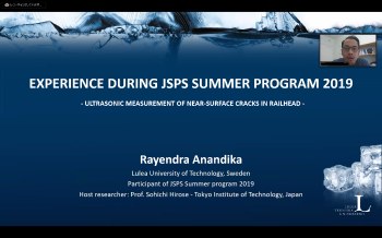 JSPS Summer Program | Japan Society for the Promotion of Science