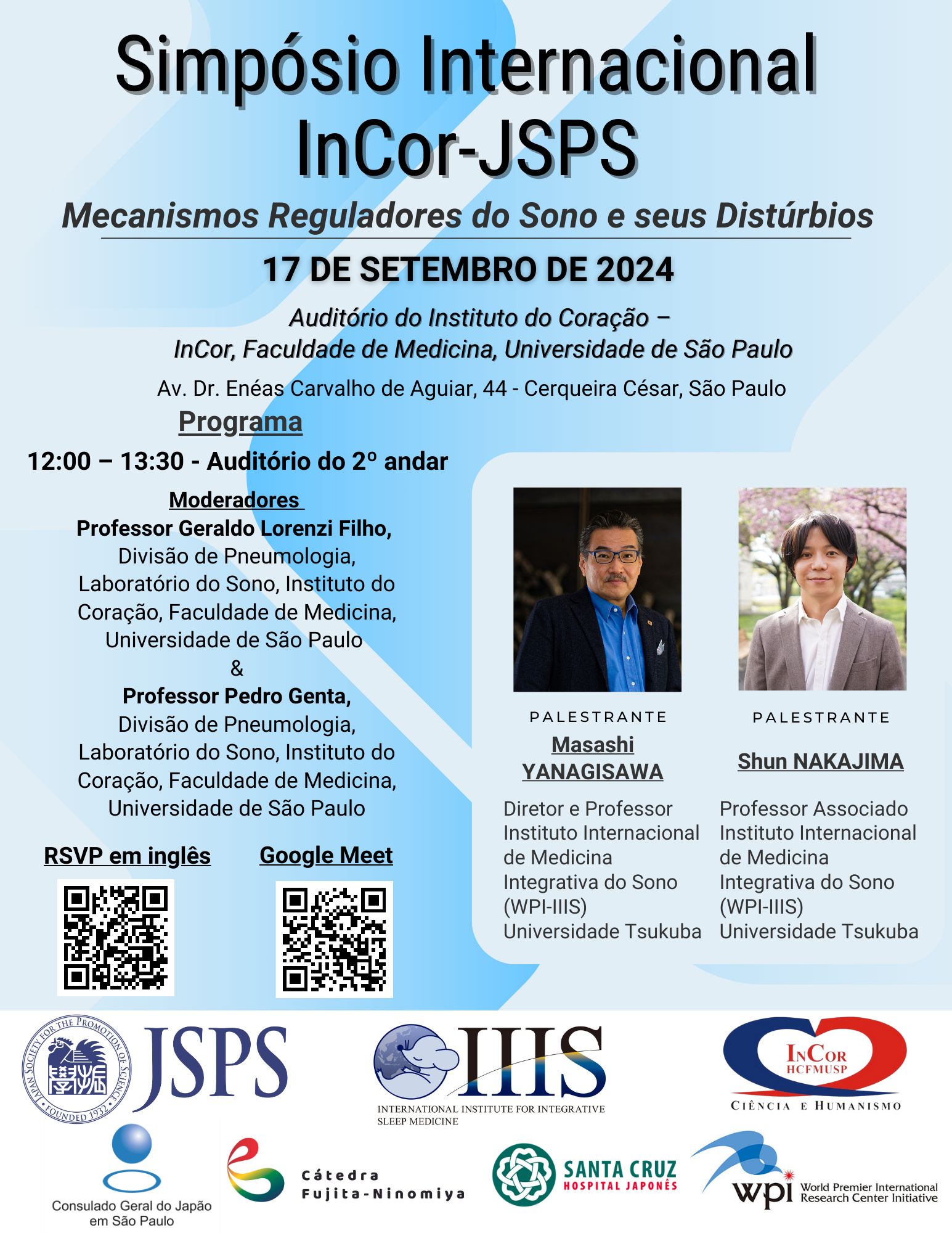 17 de setembro de 2024 SIMPÓSIO INTERNACIONAL InCor-JSPS